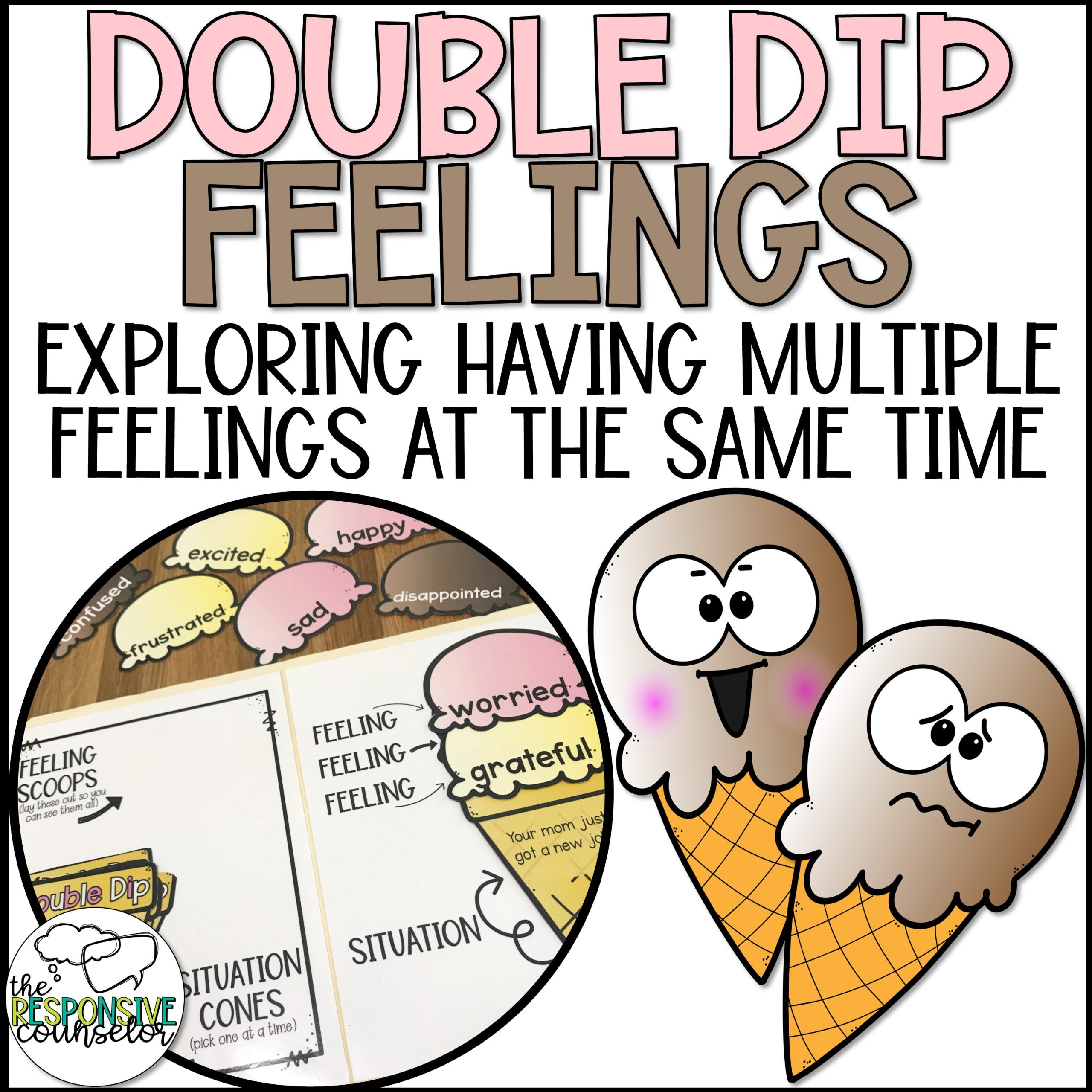 Double Dip Feelings Activity - Shop The Responsive Counselor