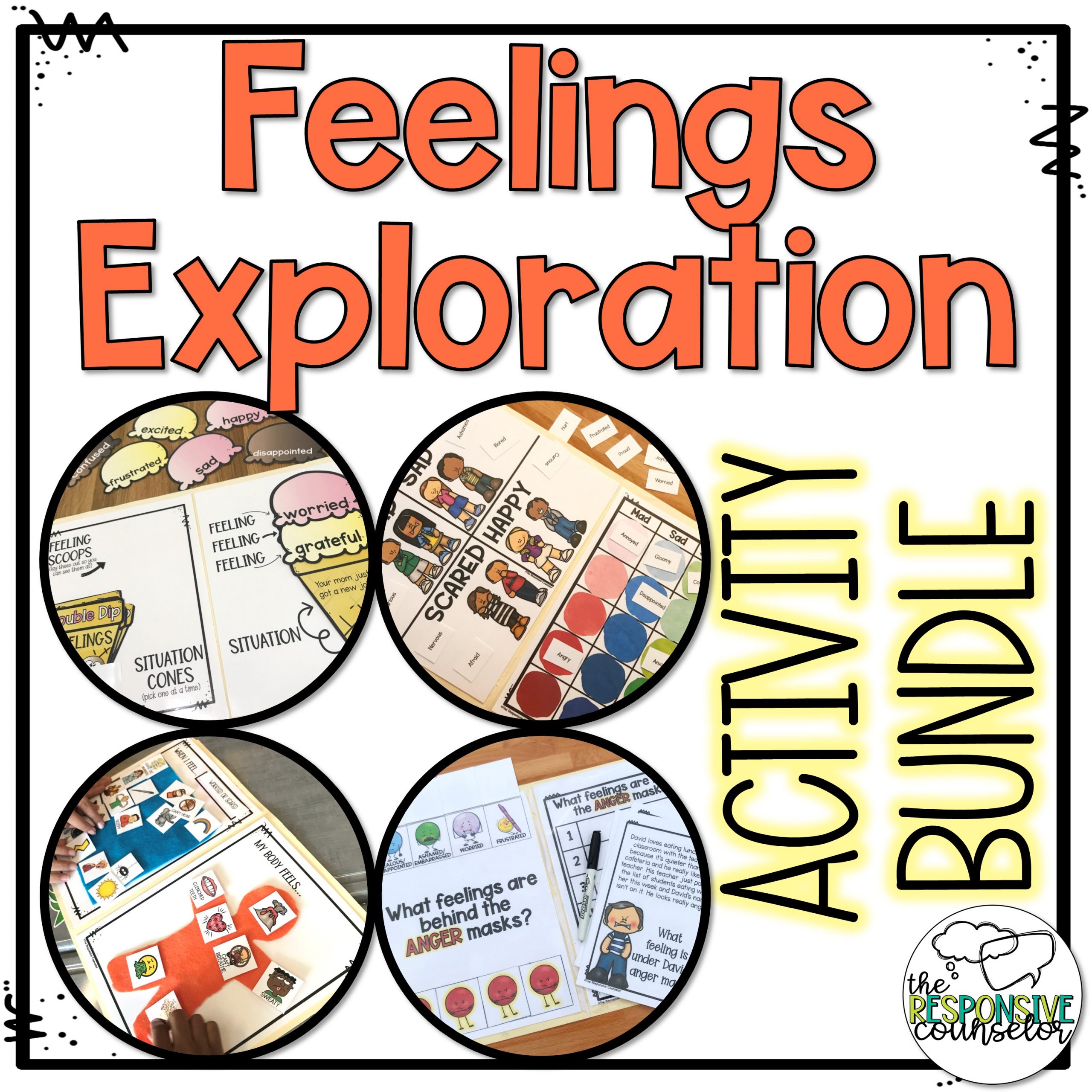 Feelings Exploration Activities for Group Counseling or Centers - Shop ...