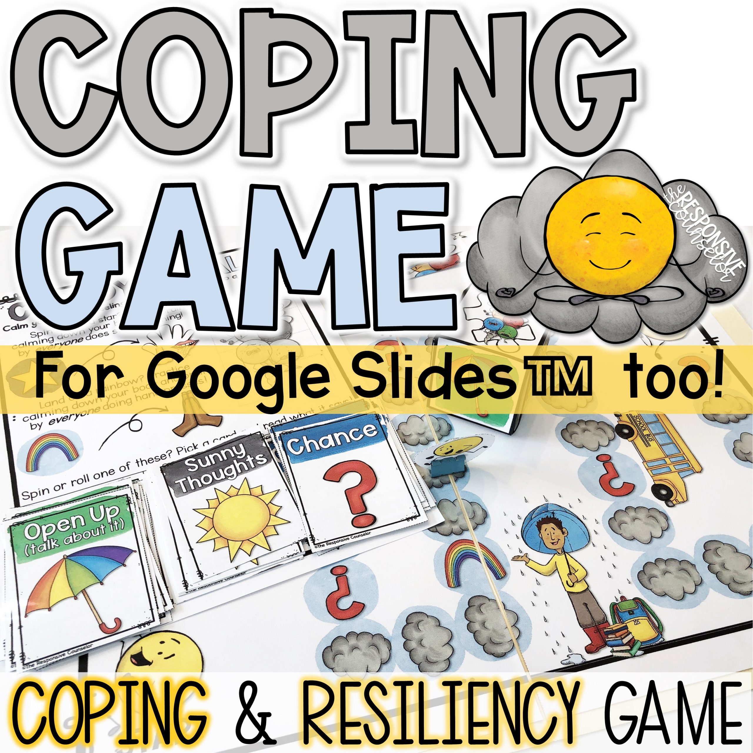 Coping Skills Game for Self-Regulation - Shop The Responsive Counselor