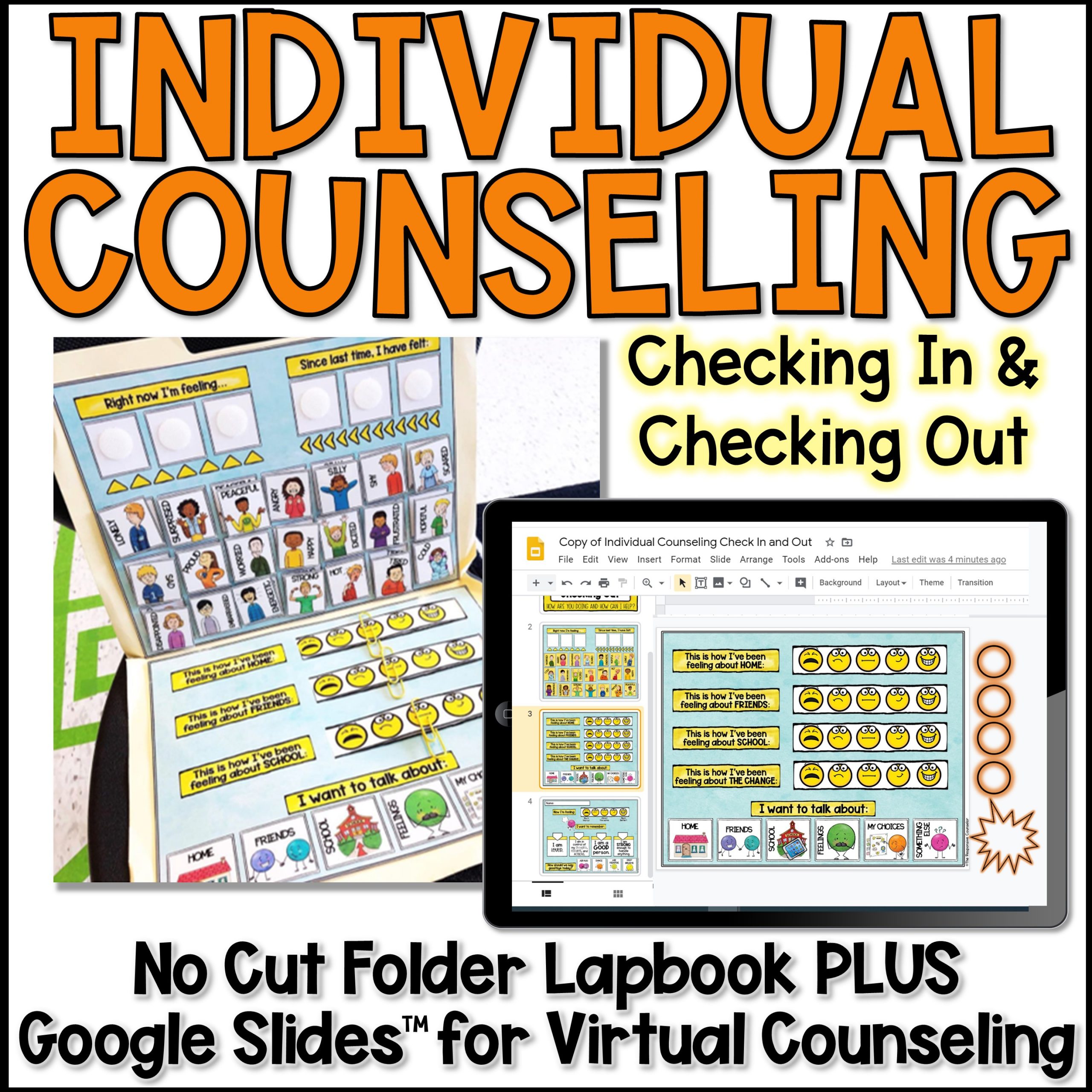 Individual Counseling Check In Tool for Structured Counseling Sessions ...