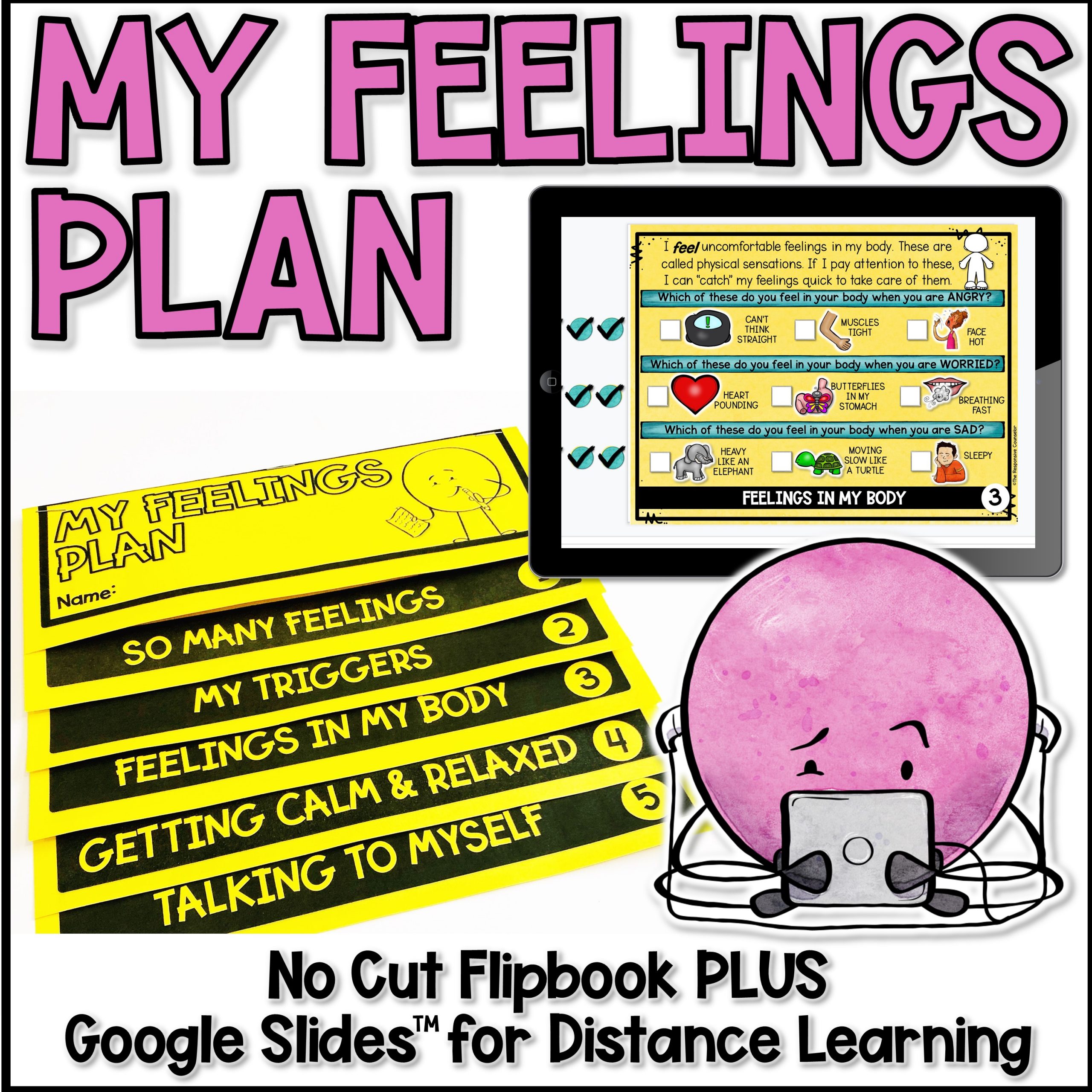 Emotional Regulation Coping Skills Activity for Managing Feelings ...