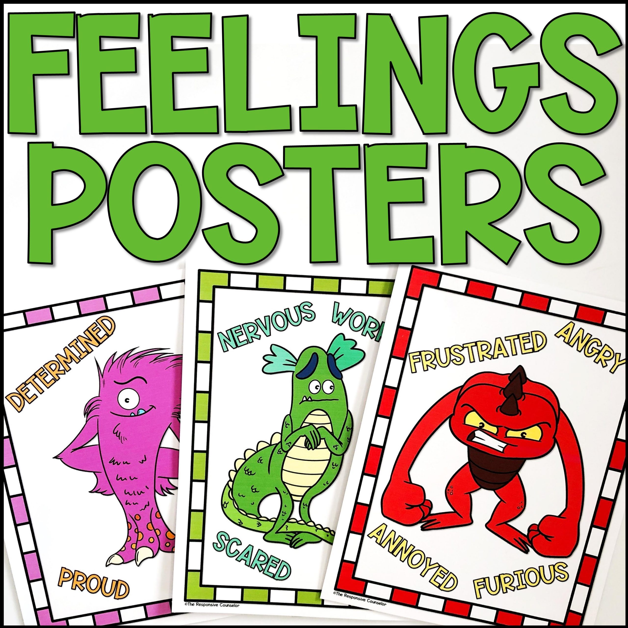 Feelings Posters - Shop The Responsive Counselor