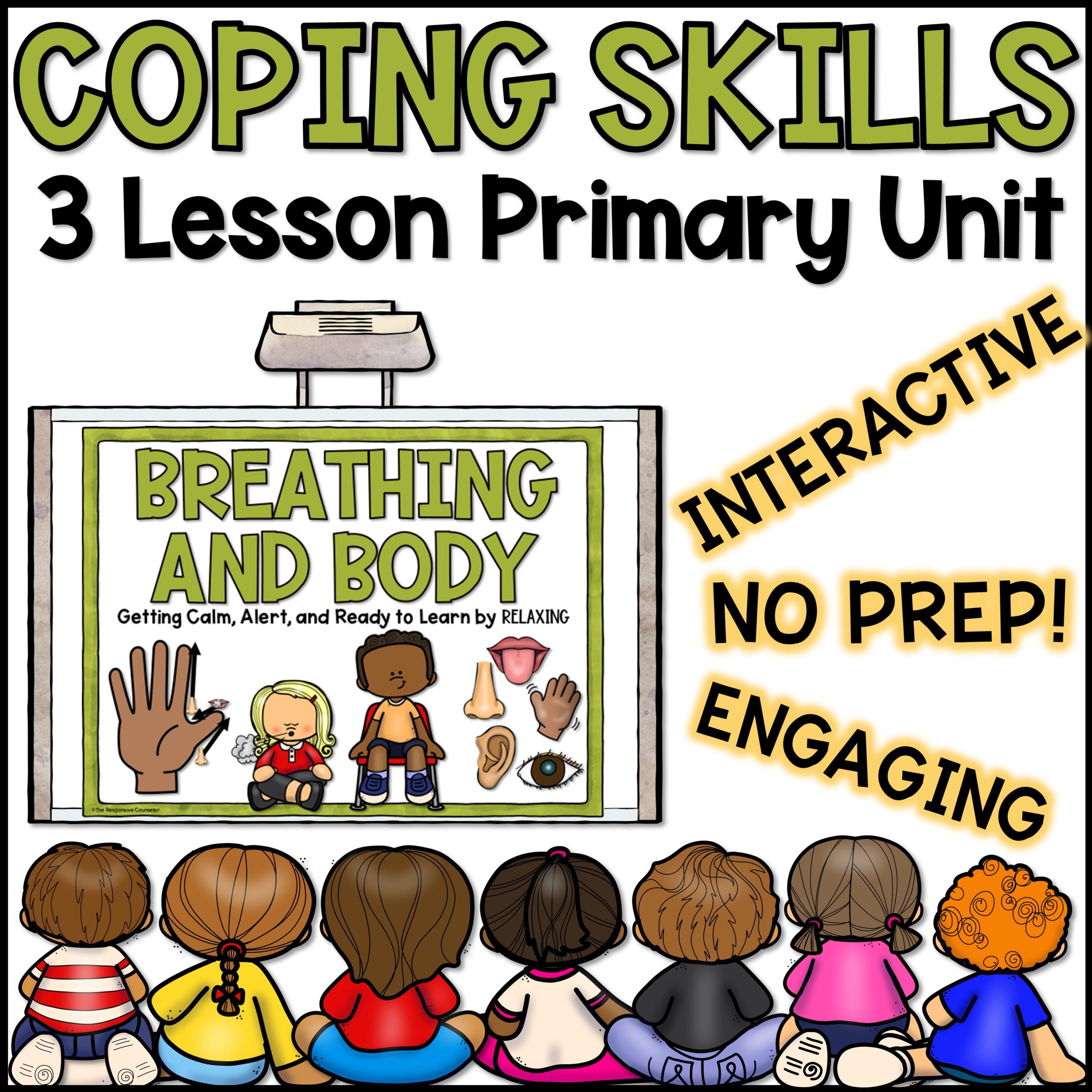 Coping Skills No-Prep Guidance Lessons - Shop The Responsive Counselor