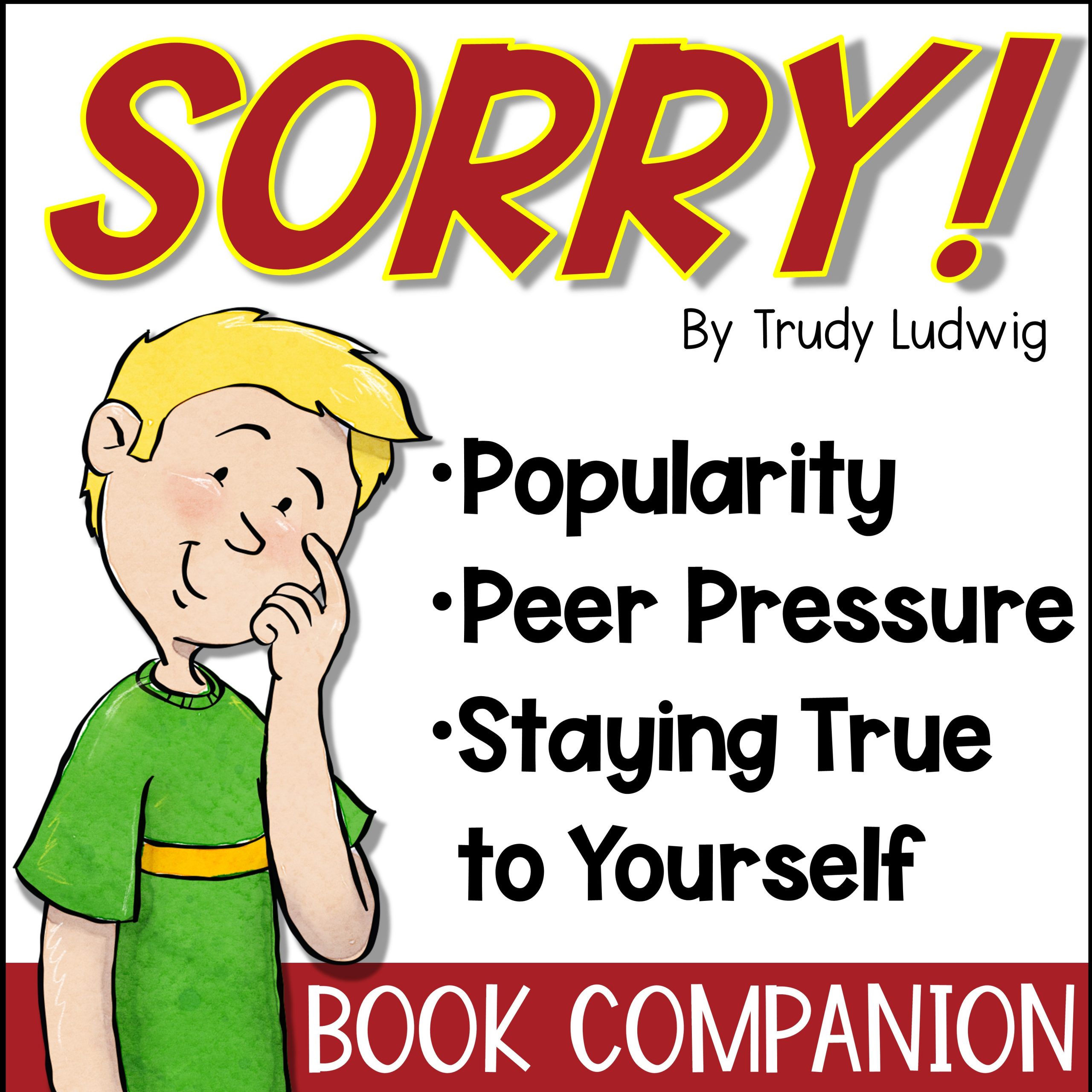 Sorry! Lesson Plan Companion - Shop The Responsive Counselor