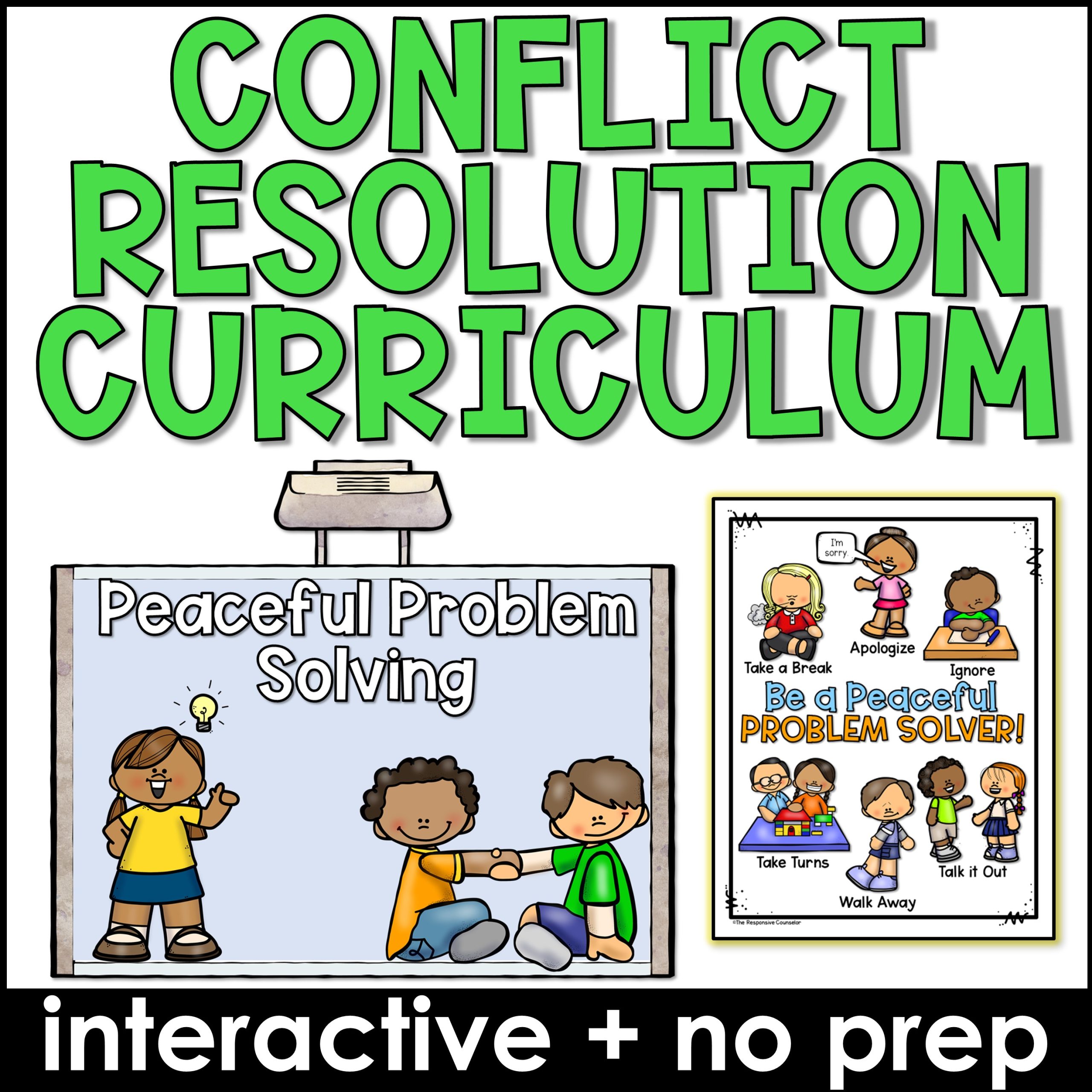 Conflict Resolution Guidance or SEL Lessons for Lower Elementary - Shop ...