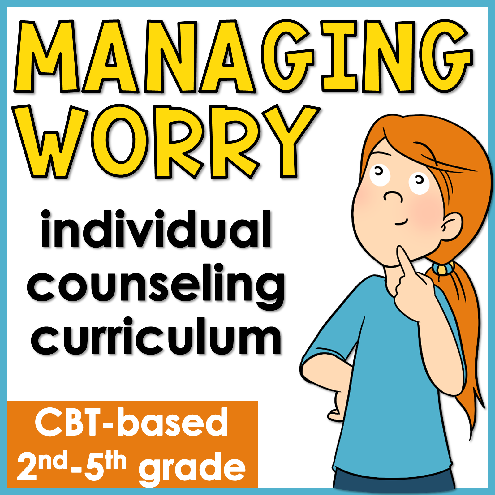 Anxiety Coping Skills Activities Individual Counseling Curriculum for ...