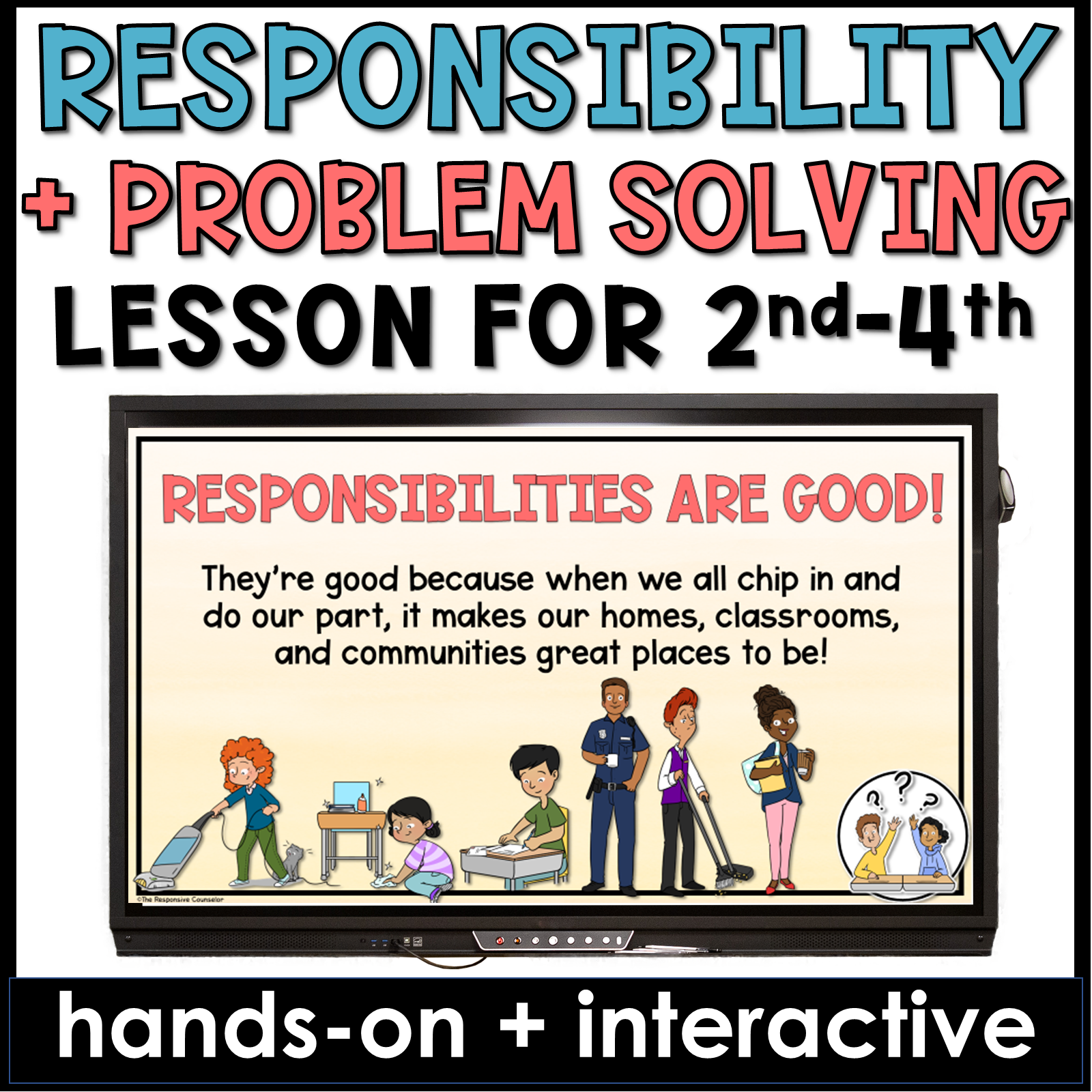 Responsibility Lesson and Problem Solving Activities - Shop The ...