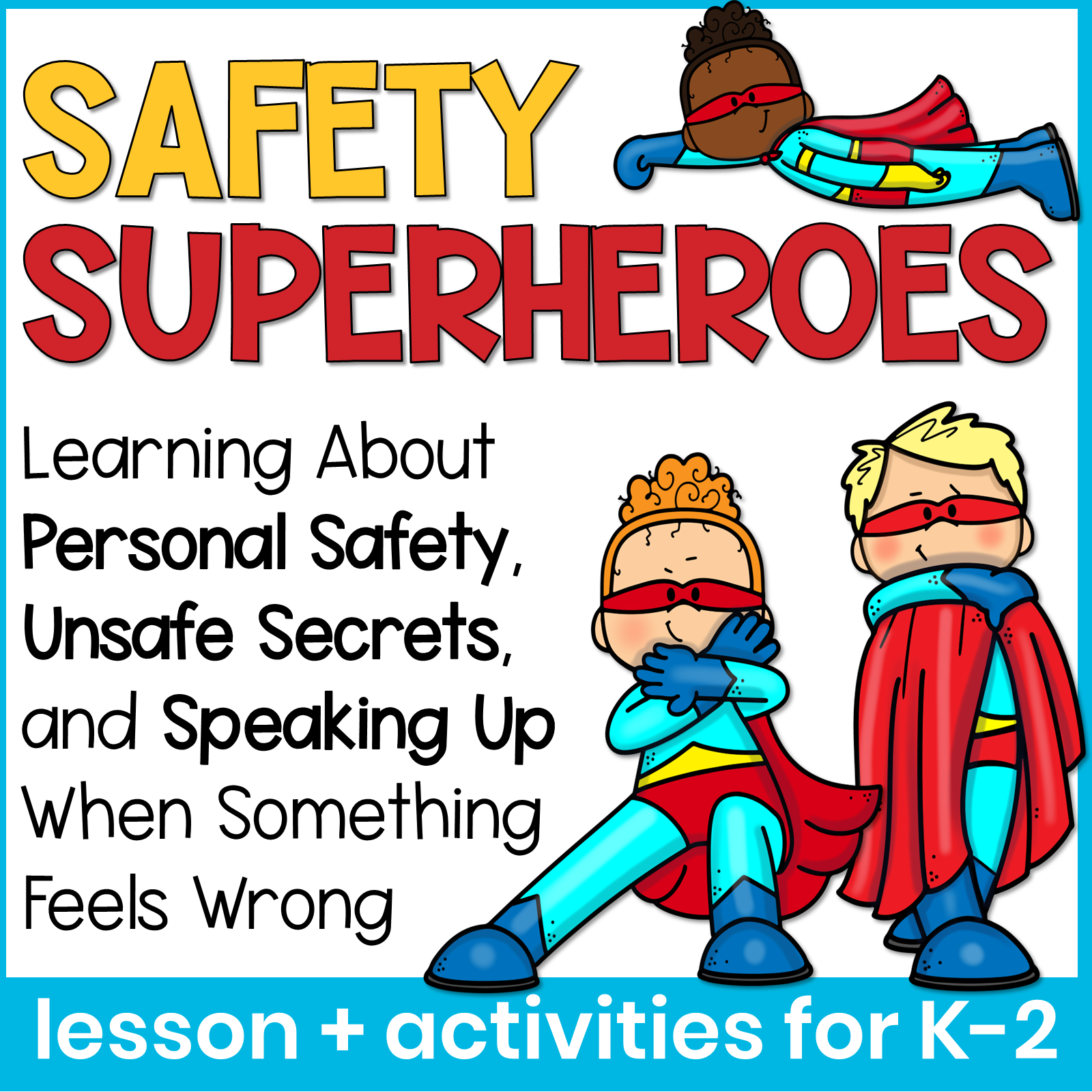 Erin's Law Lesson and Personal Safety Activities - Shop The Responsive ...